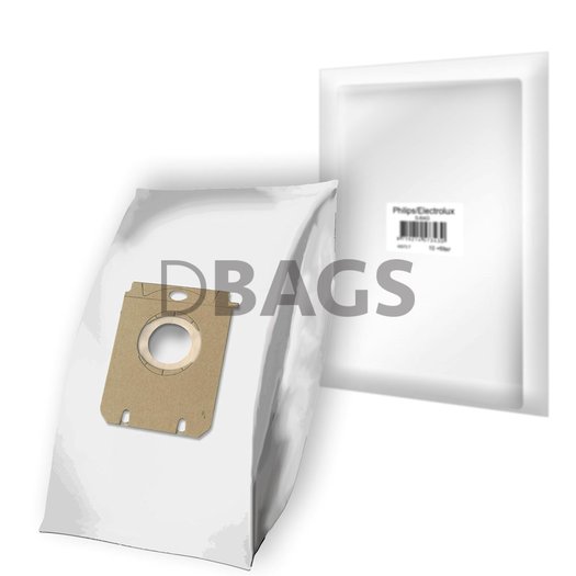 DBAGS SBag 3D Stofzuigerzakken (10 stuks) - De Stofzuigerkoning
